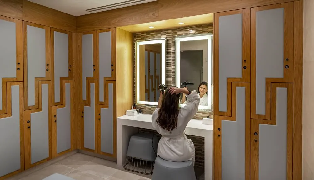 Spa Locker Room